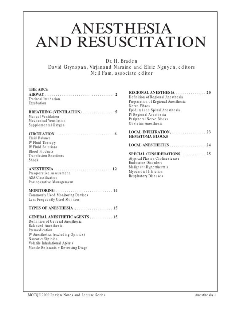 Anesthesia & Airway Management | PDF | Business