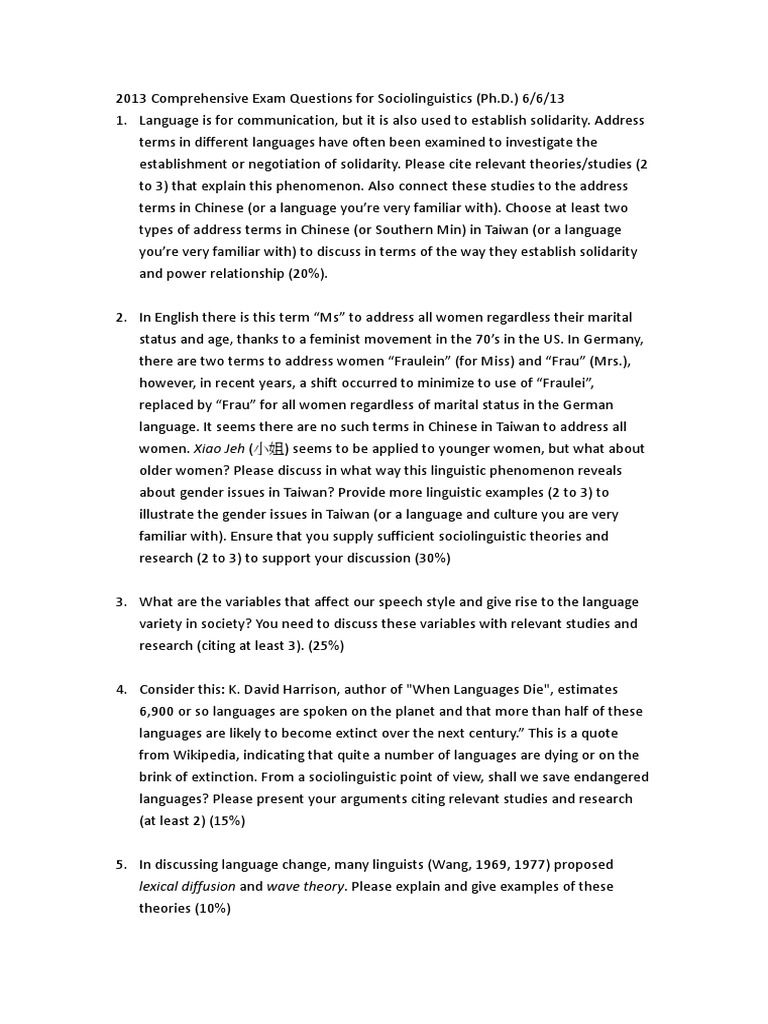 Lexical Diffusion and Wave Theory. Please Explain and Give Examples of ...