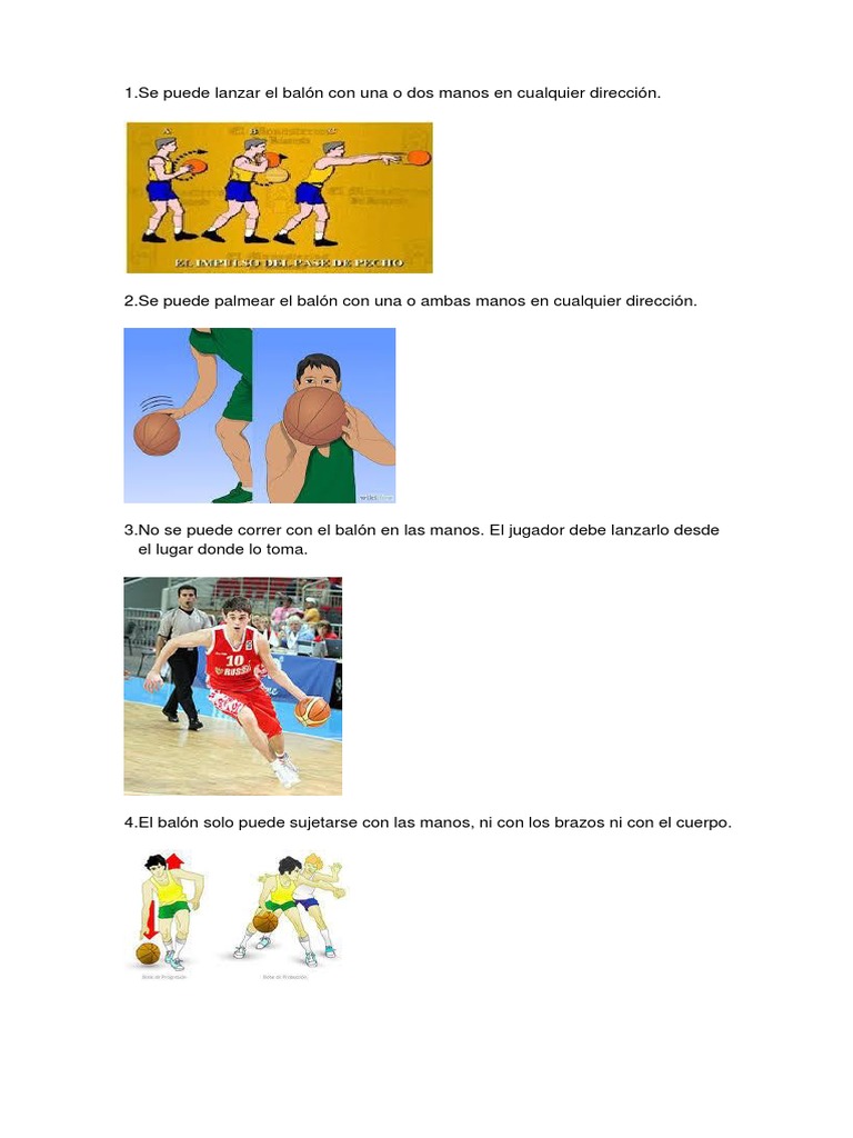 Reglas Del Basquetbol