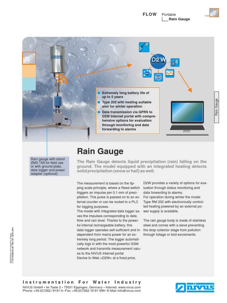 Rain-Gauge Data Sheet | PDF | Rain | Precipitation