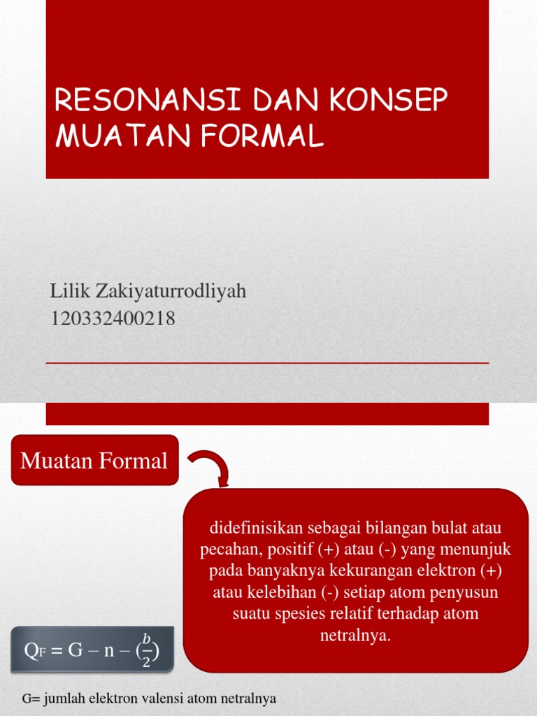 Muatan Formal dan Resonansi dalam Kimia | PDF