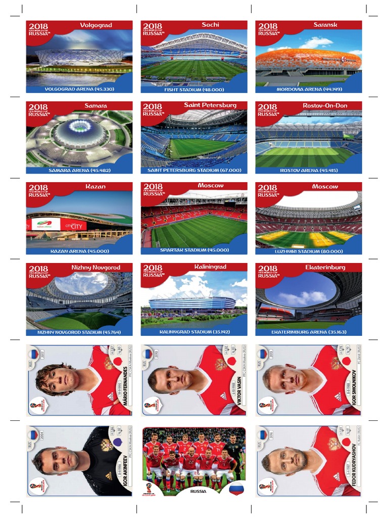 Figuras Panini Final Todas | PDF