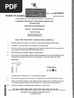 Additional Mathematics A Complete Course For CSEC | PDF