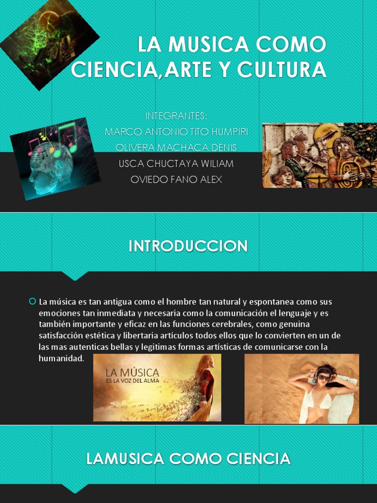 La Musica Como Ciencia, Arte y Cultura | PDF | Science | Epistemología
