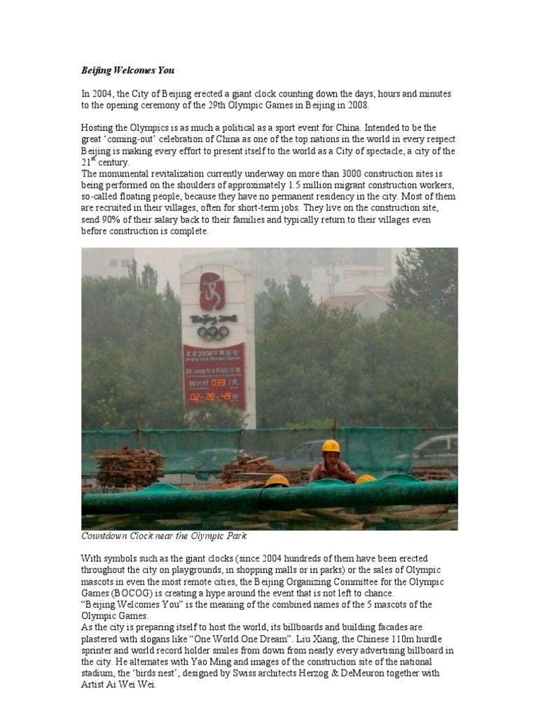 Beijing Welcomes You | PDF | Beijing