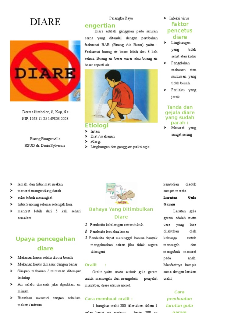 Leaflet Diare | PDF