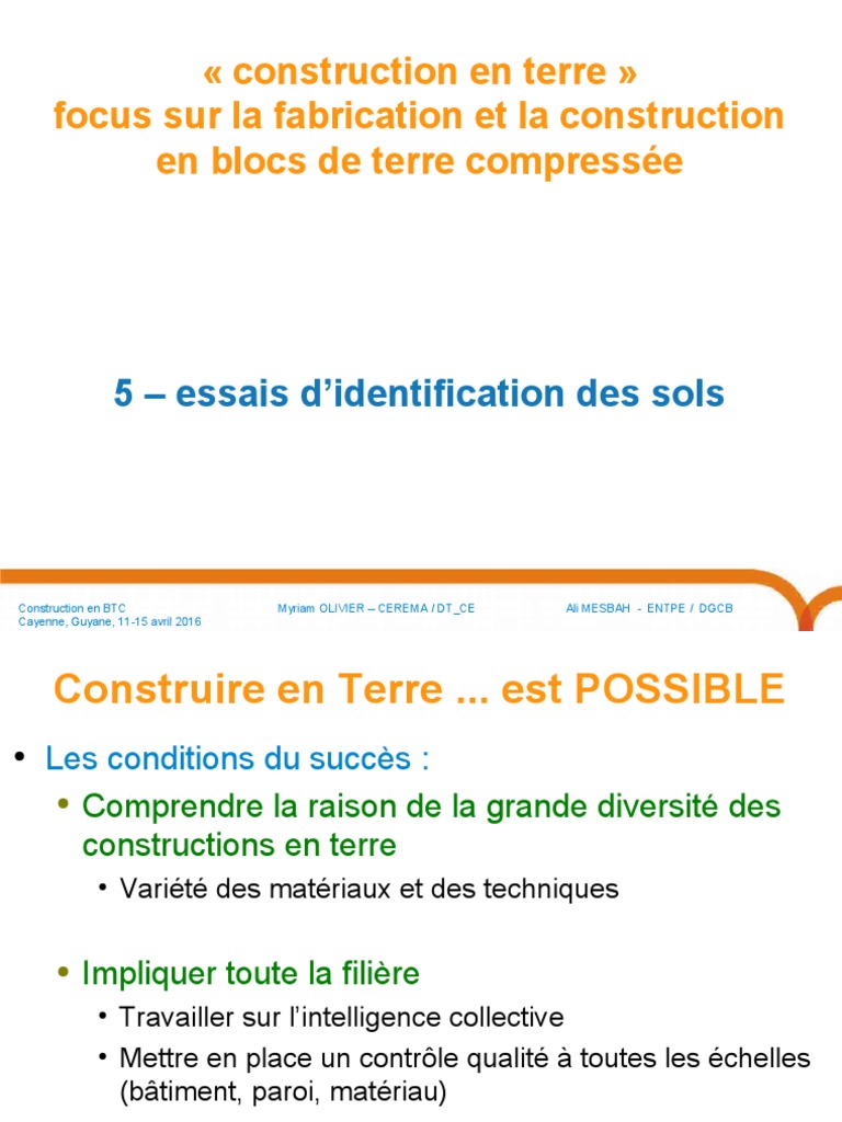 5 Essais Identification - Sols PDF | PDF | Matériaux | La nature