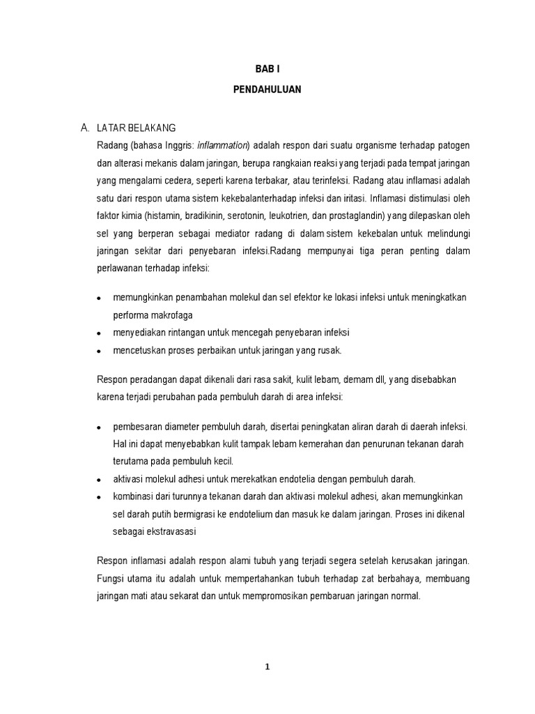 Tanda Inflamasi | PDF