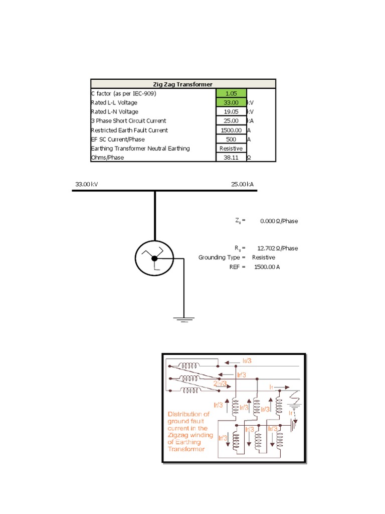 Zig Zag Transformer - Manual Calculation | PDF | Electrical Engineering | Electronic Engineering