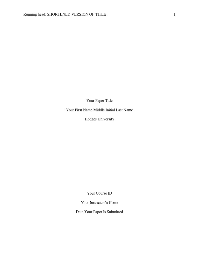 APA Format Template Expanded 5 | PDF | Paragraph | Letter Case