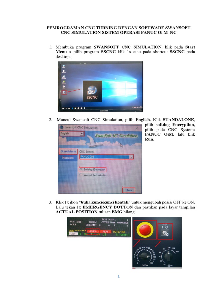 Lap II Pemrograman CNC Milling Dengan Software Swansoft CNC Simulation ...
