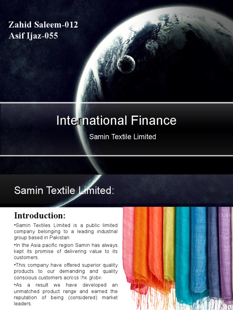 Samin Textile Limited Financial Overview | PDF | Audit | International ...