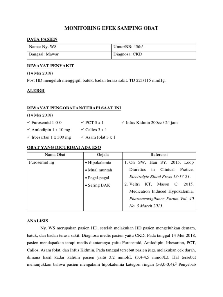 Monitoring Efek Samping Obat | PDF