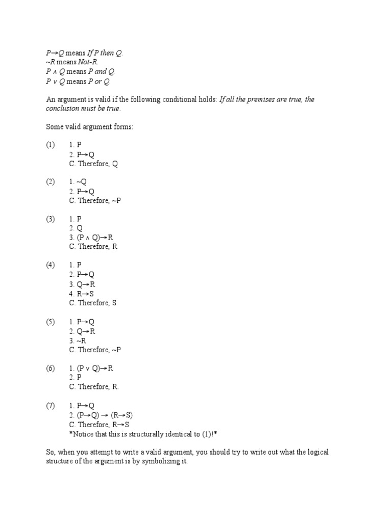 Logic Worksheet | PDF
