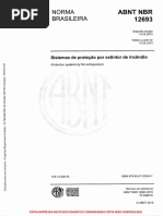 ABNT NBR 12962:2016 - Extintores de Incêndio - Inspeção e Manutenção | PDF
