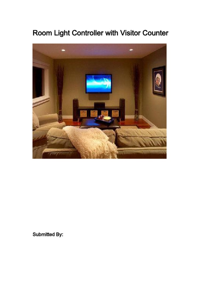 Automatic Room Light Controller With Visitor Counter | PDF