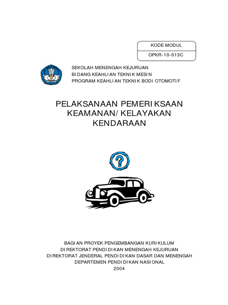 Pemeriksaan Kendaraan Bermotor PDF | PDF