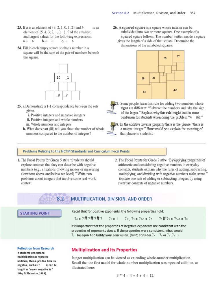 Musser G.L. Peterson B.E. Burger W.F. Mathematics For Elementary ...