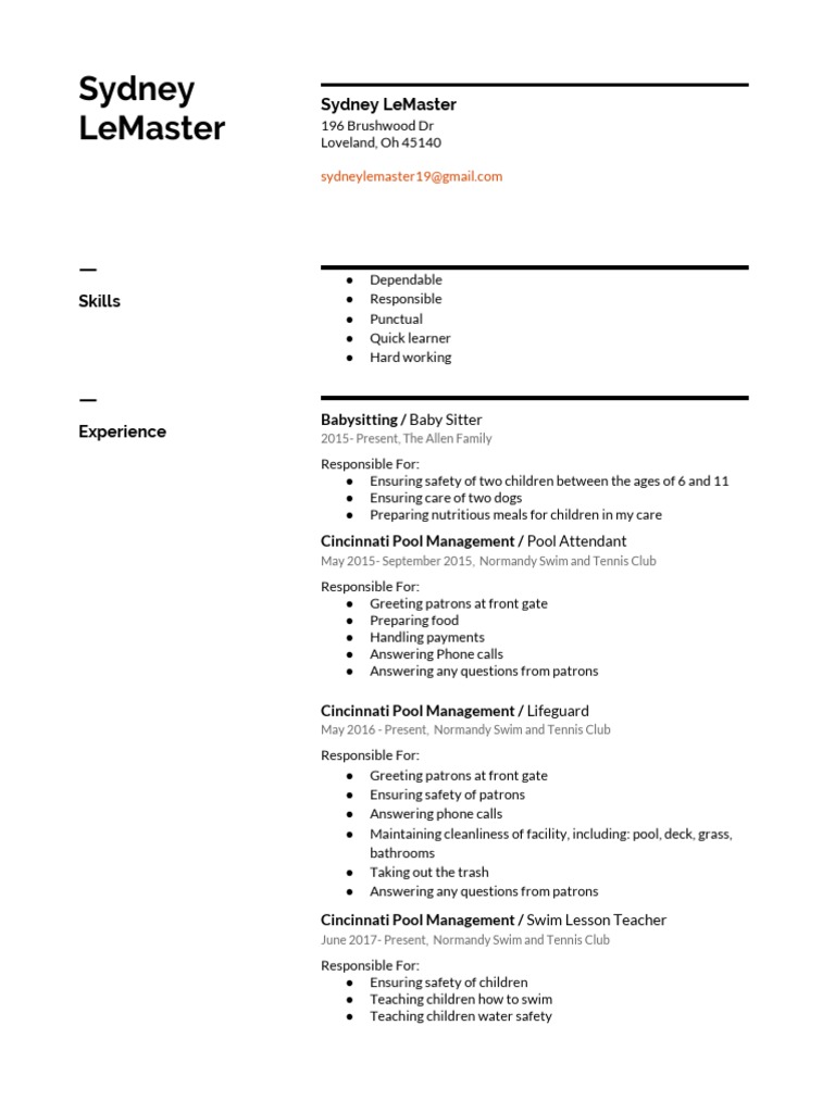 Resume 1 | PDF | Change | Behavior Modification