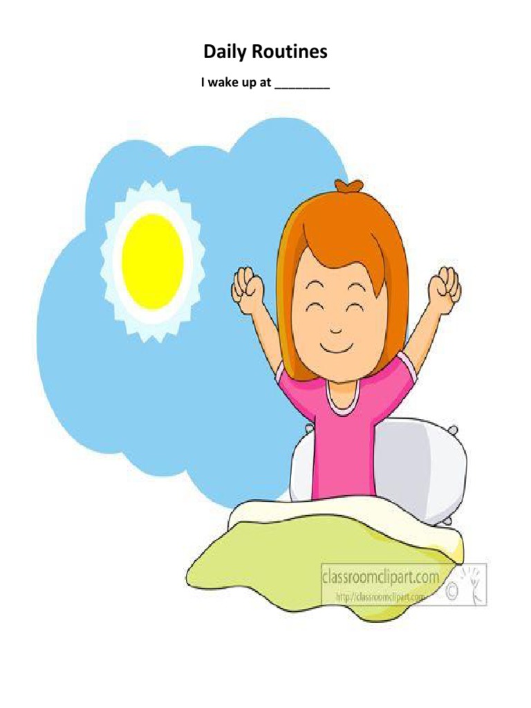 Daily Routines 8 Imagenes Grandes | PDF
