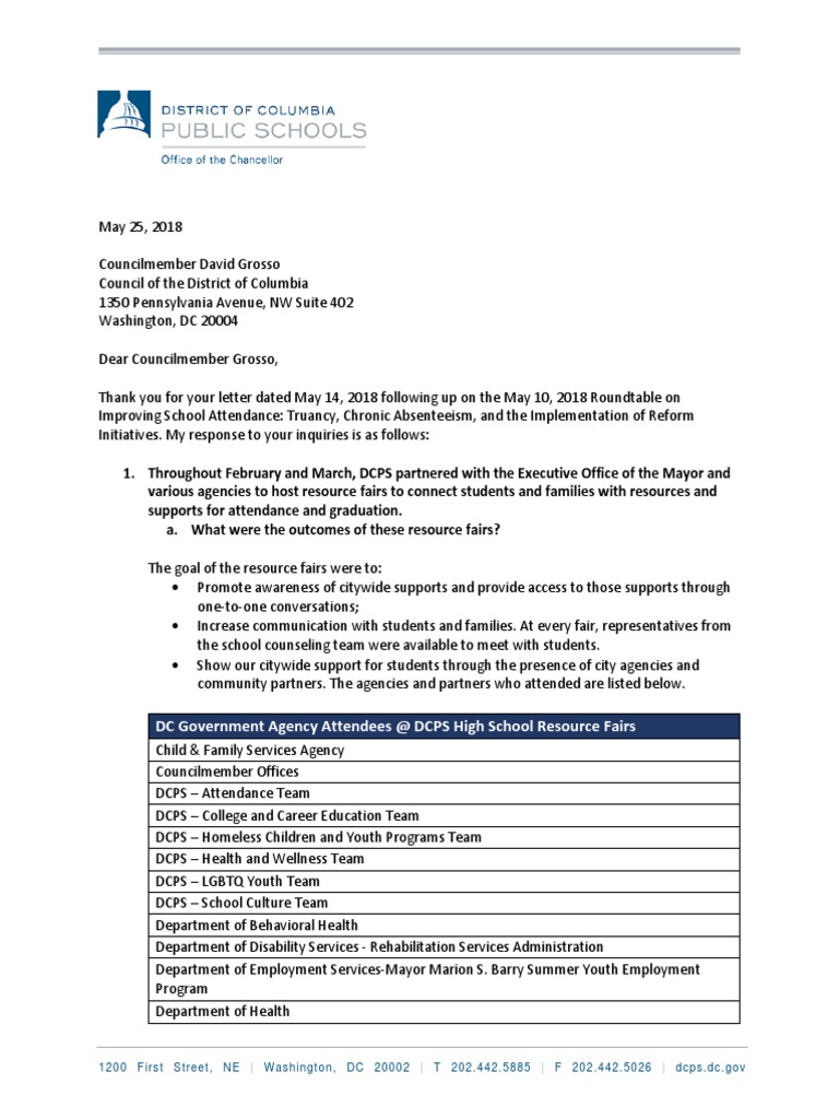 DCPS Graduation Follow-Up - Final | PDF | School Counselor | English As ...