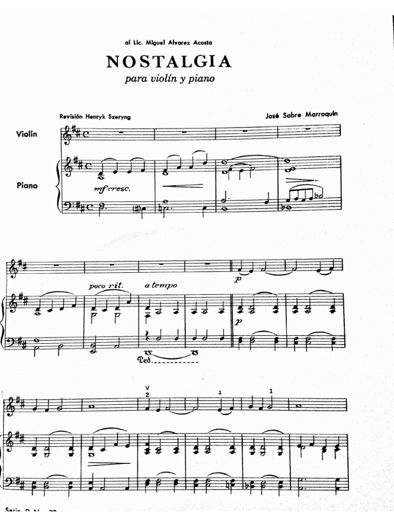 Nostalgia Piano Marroquin PDF | PDF