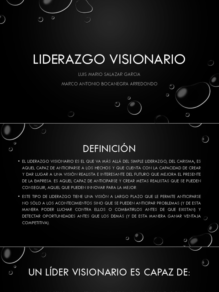 Liderazgo Visionario: Claves y Ventajas | PDF