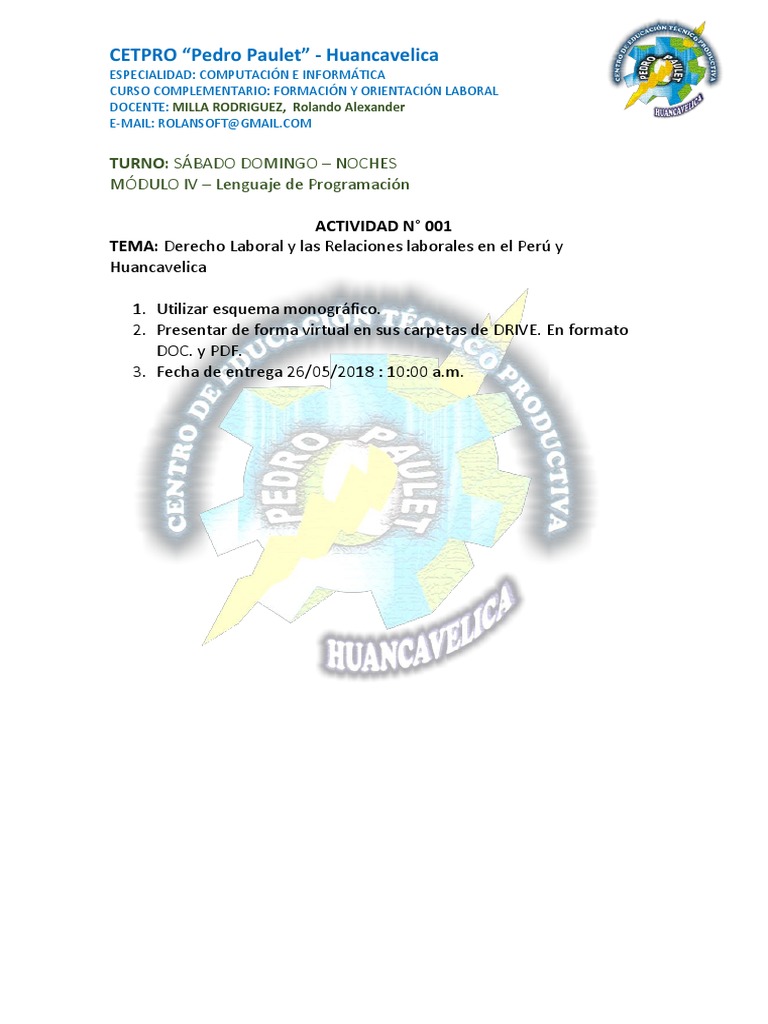 Act 1 - Fol Mod IV - SD | PDF