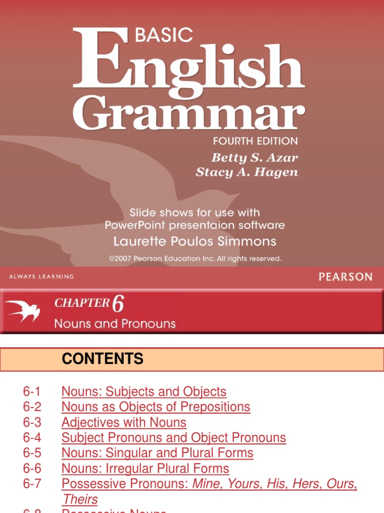 6 Nouns and Pronouns | PDF | Plural | Noun