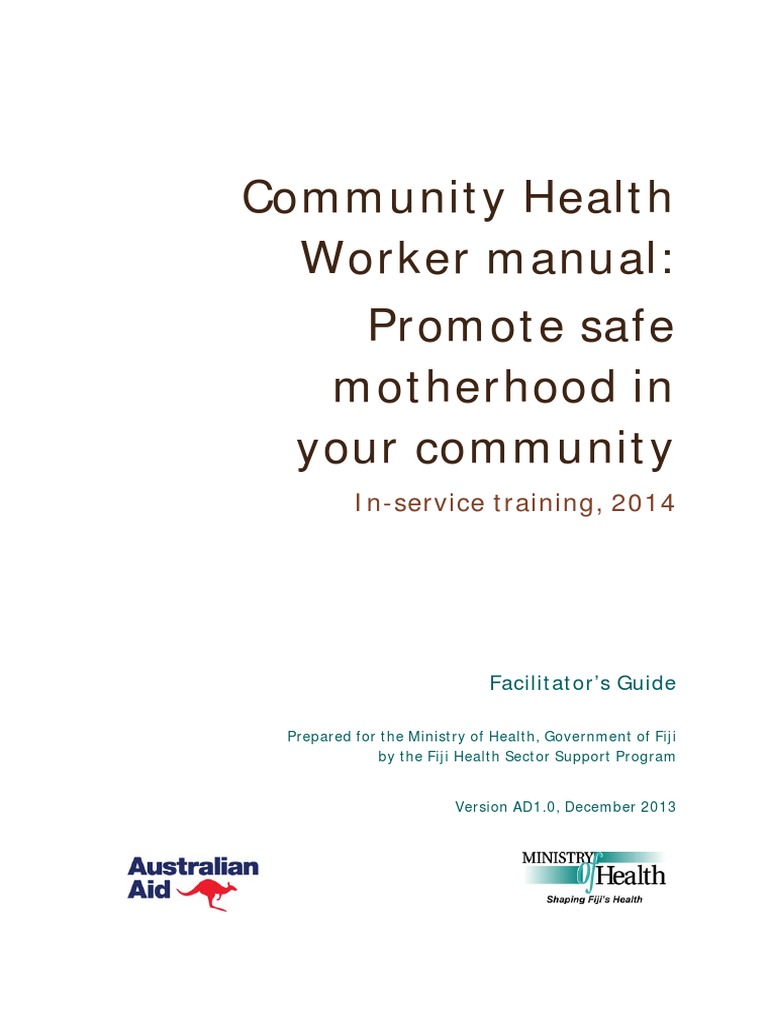 CHW Promote-Safe-Motherhood Facilitators-Guide 2013 | PDF | Maternal ...