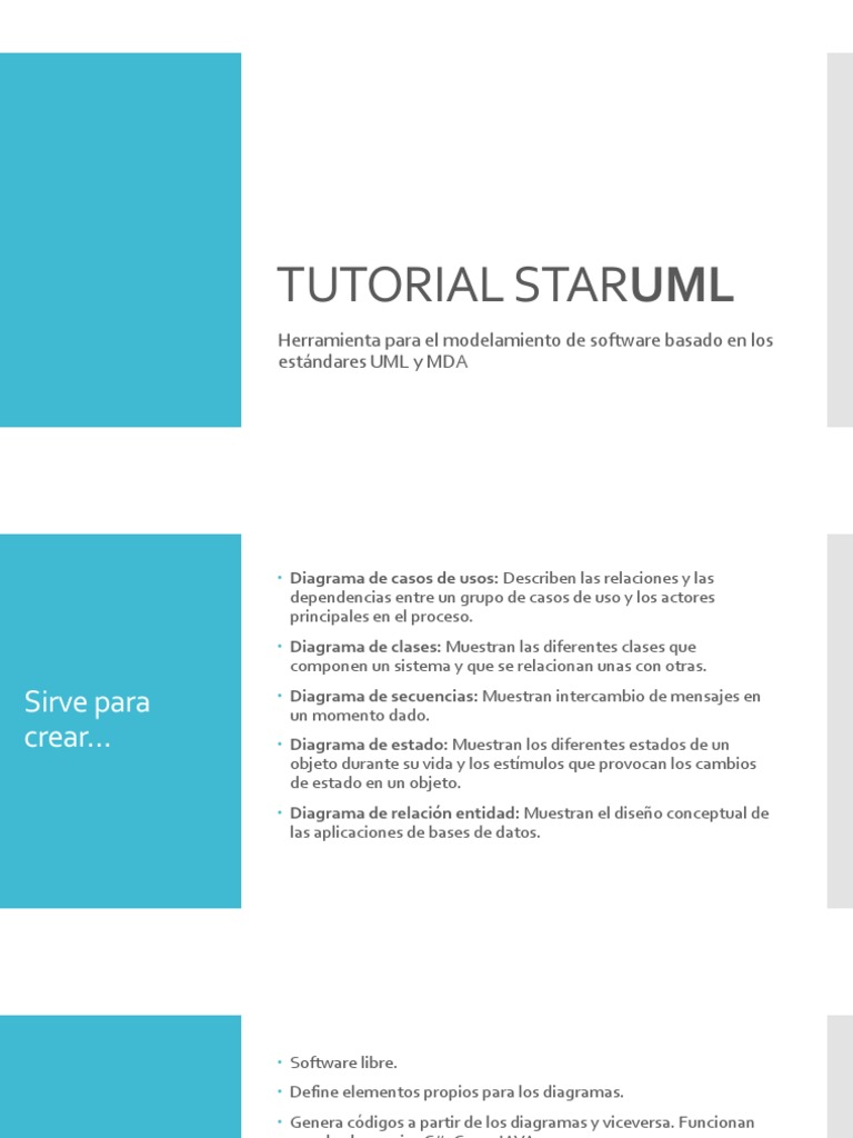 Tutorial StarUML | PDF | Caso de uso | Objeto (informática)
