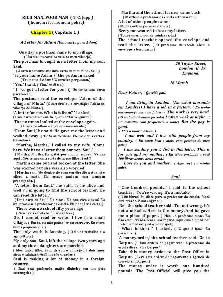 Rich Man, Poor Man | PDF | Money | Payments