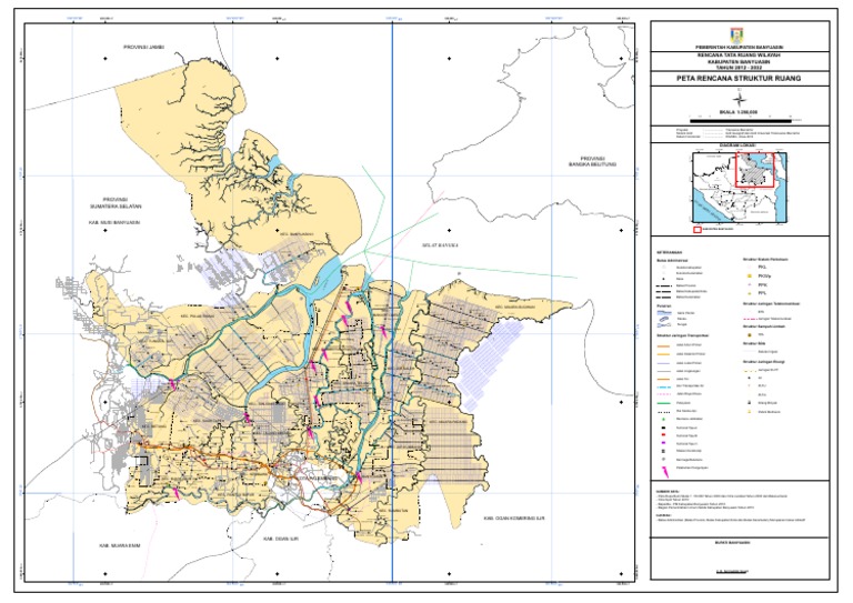 01 Peta Struktur Ruang | PDF