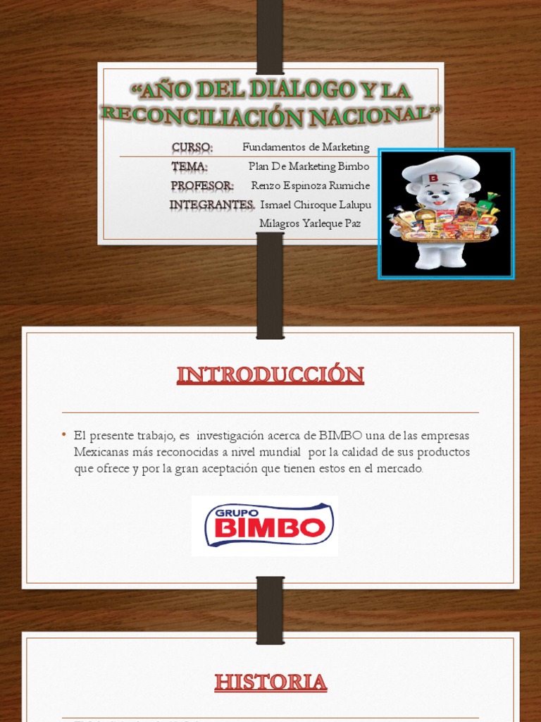 Diapositivas Bimbo 2 | PDF | Marca | Panes