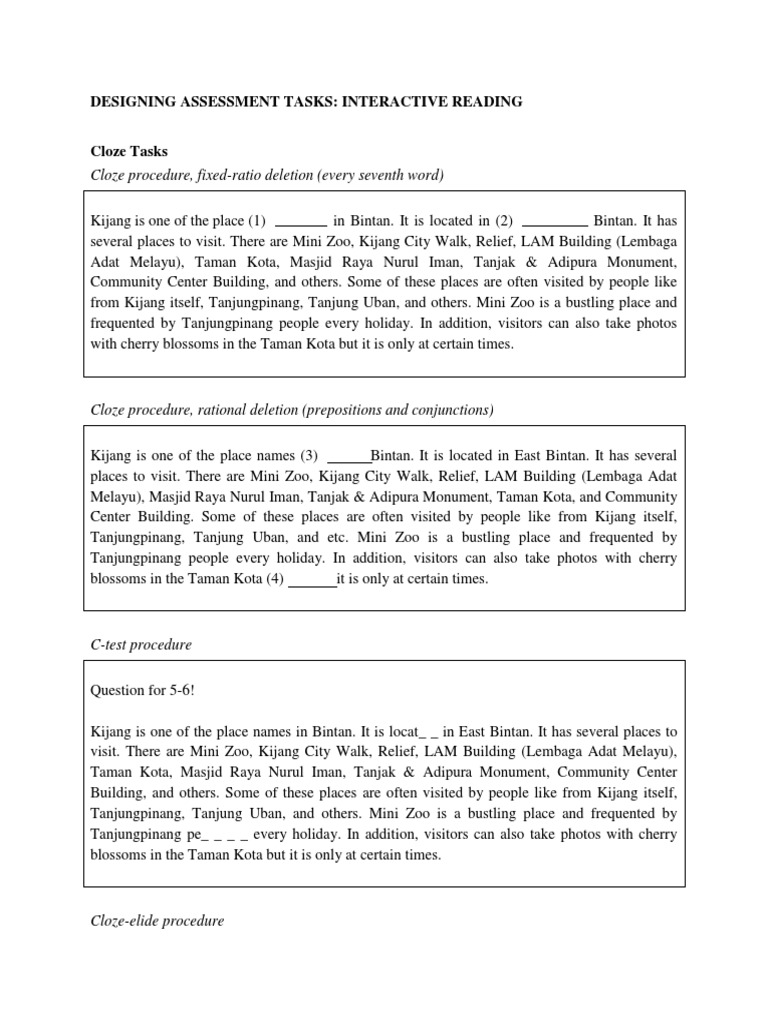 Designing Assessment Tasks | PDF | Hospital | Surgery