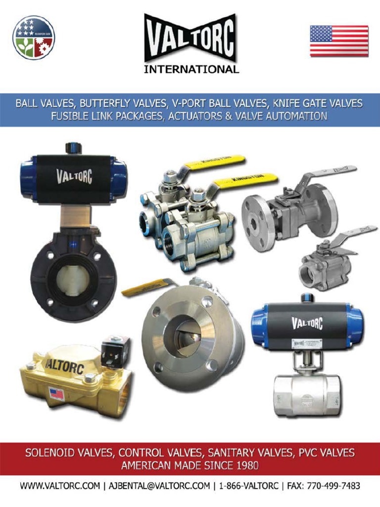 Valtorc Valve Full Line Catalog | PDF | Valve | Actuator