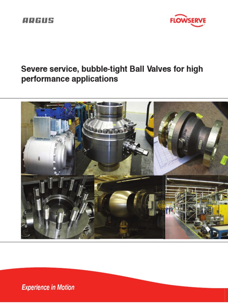 Argus Introduction Flowserve | PDF | Valve | Bearing (Mechanical)
