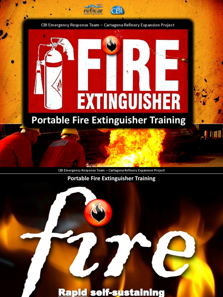 Portable Fire Extinguisher Training | PDF | Fires | Combustion