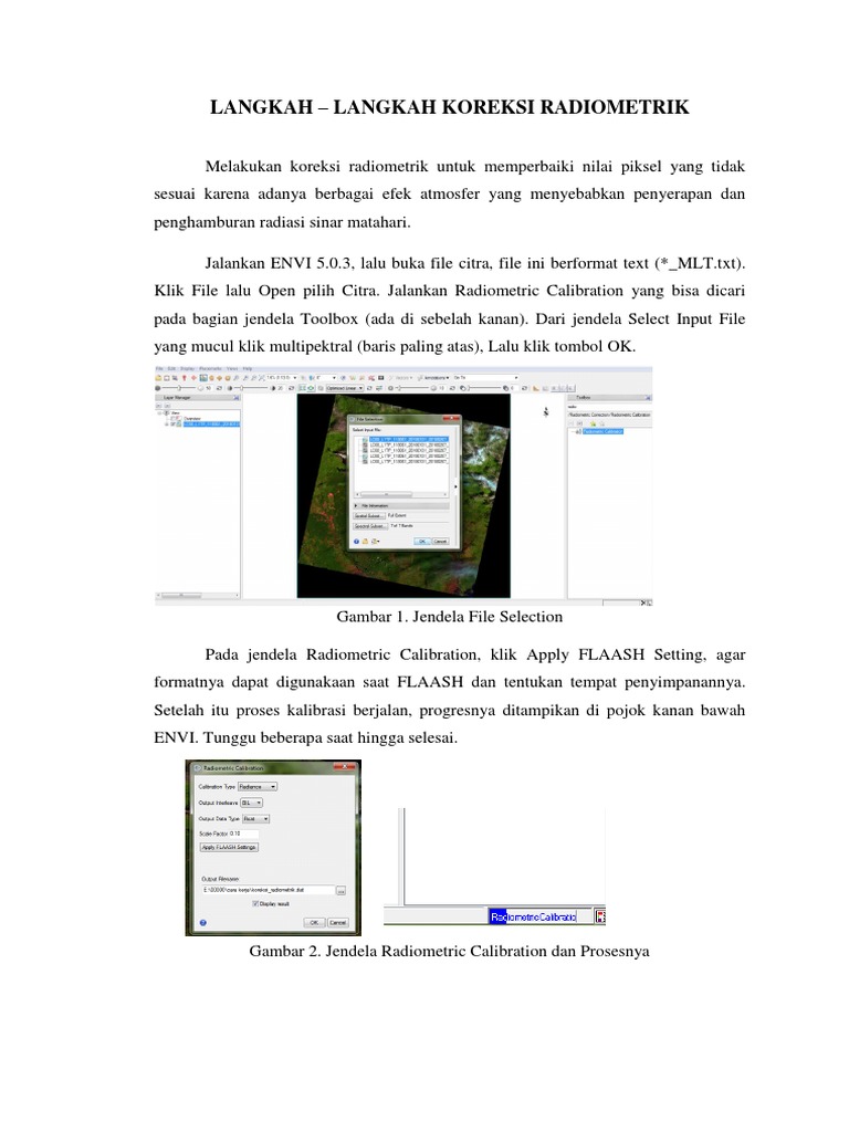 Langka Langkah Koreksi Radiometrik | PDF