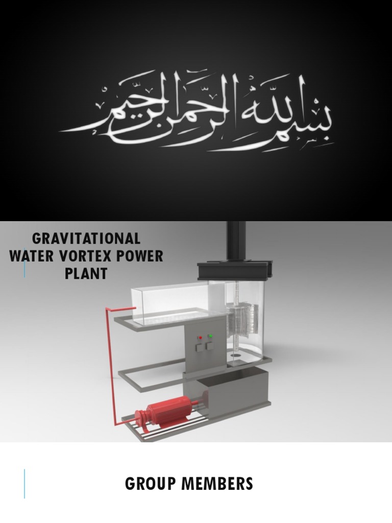 Gravitational Water Vortex PP (Project Proposal) | PDF | Power Station ...