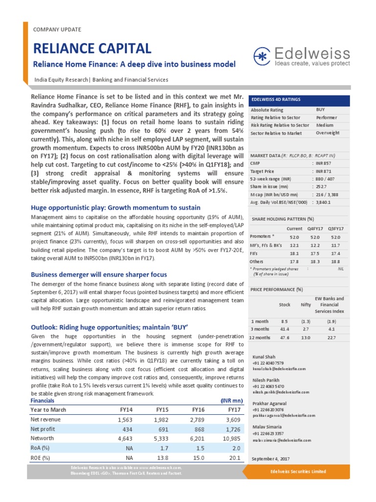 Reliance Capital: Reliance Home Finance: A Deep Dive Into Business ...