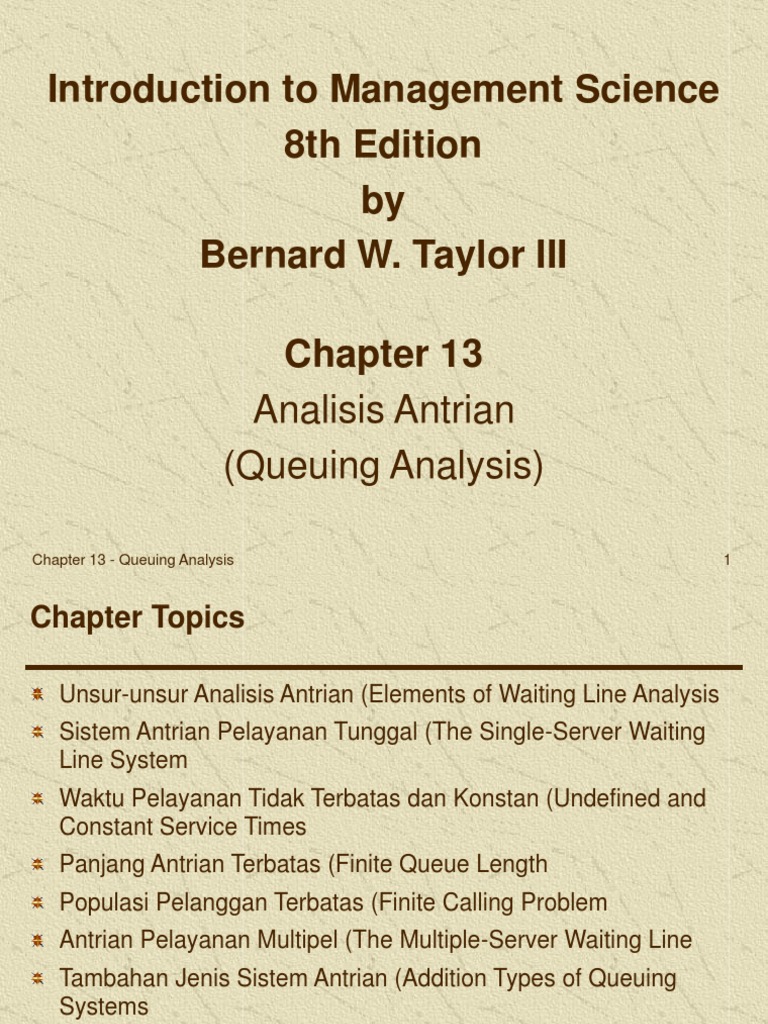 Antrian | PDF | Teknologi & Rekayasa
