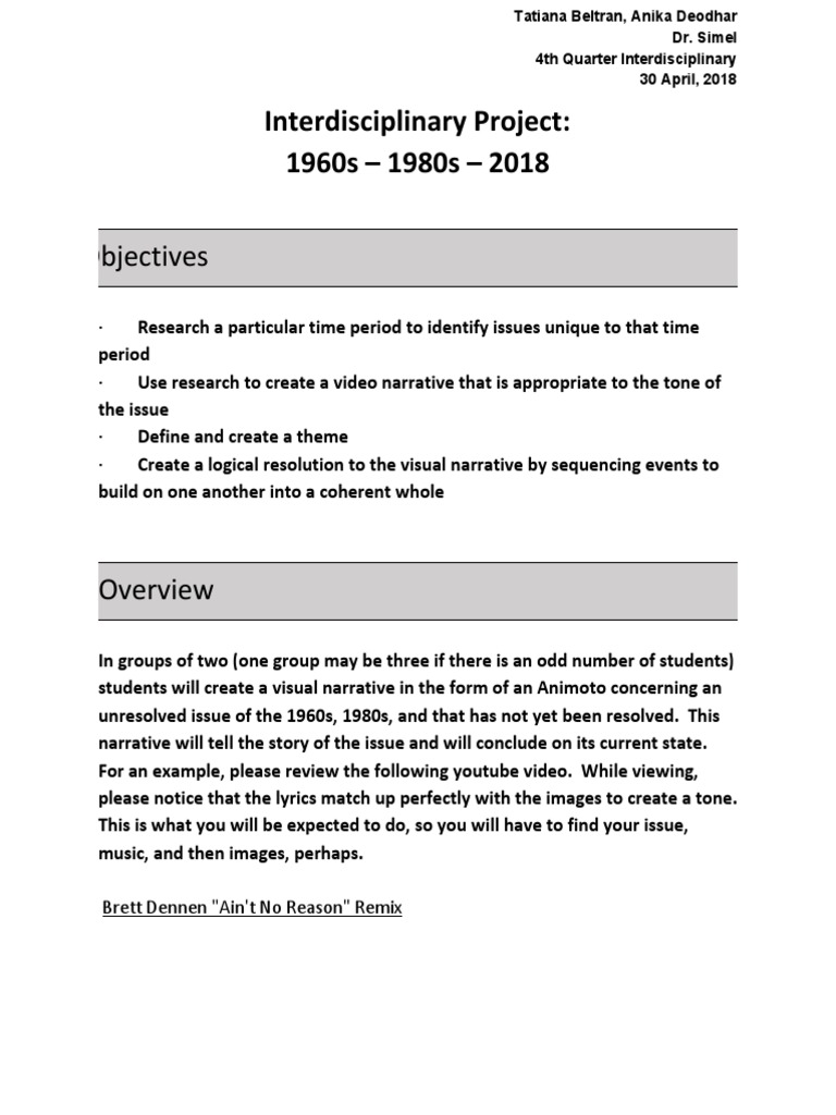 Interdisciplinary Project - Anika + Tatiana | PDF | Gun Control ...