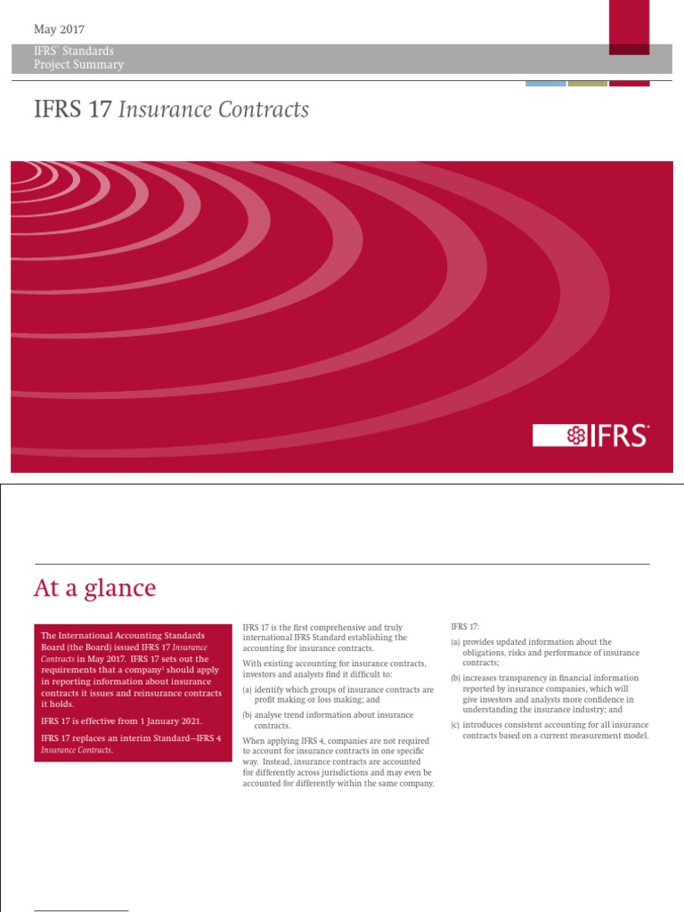 Ifrs 17 Project Summary | PDF | International Financial Reporting ...