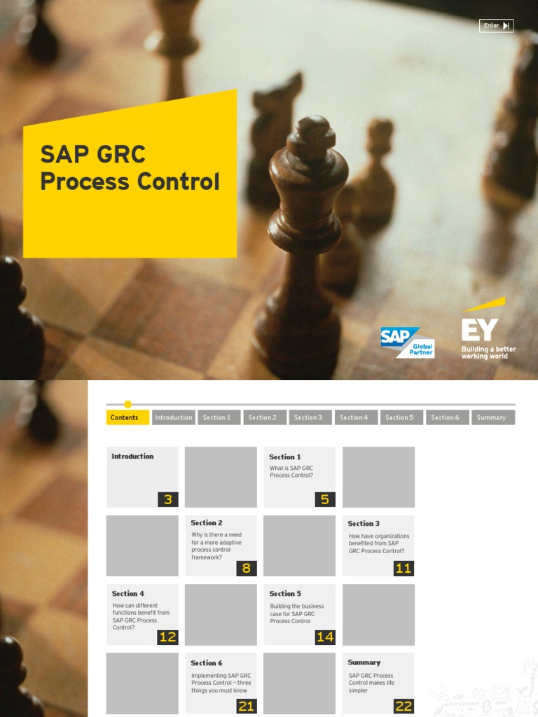 EY SAP GRC Process Control PDF | PDF | Business Process | Internal Control