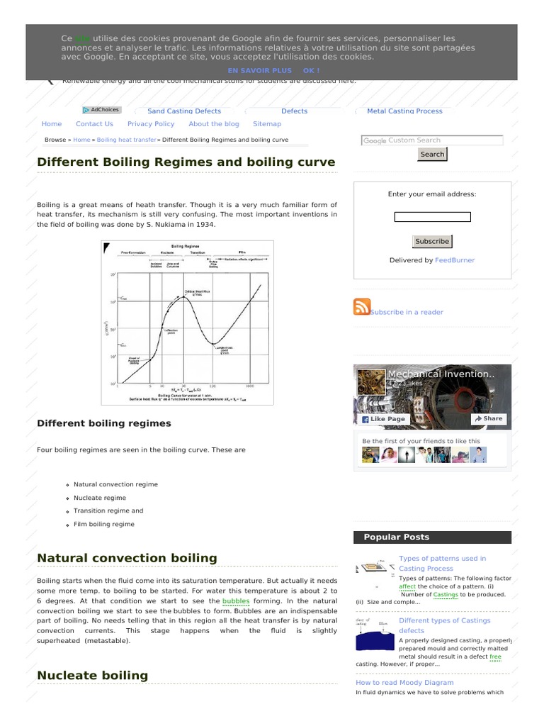 Regimes of Boiling | PDF | Heat Transfer | Boiling
