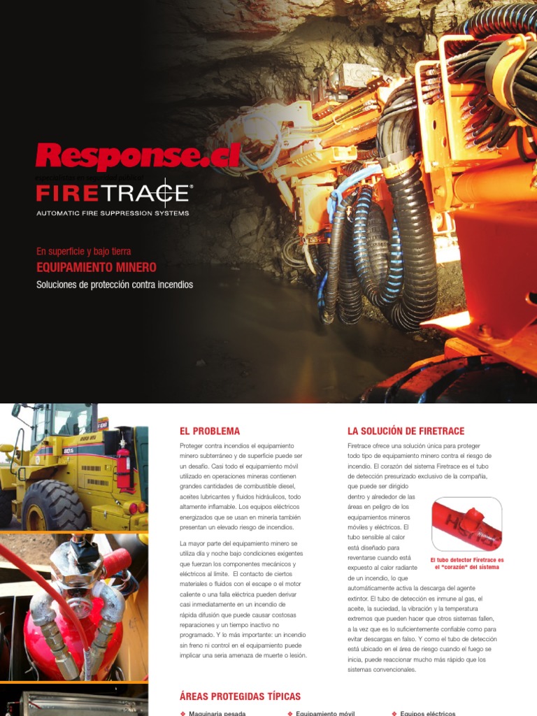 Firetrace Catalogo Minerias Response | PDF | Minería | Camión