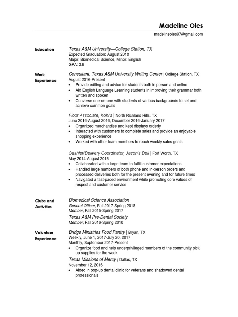 Resume Weebly | PDF | Career & Growth