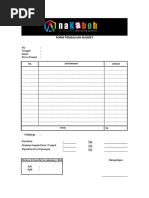 Contoh Form Cash Advance | PDF