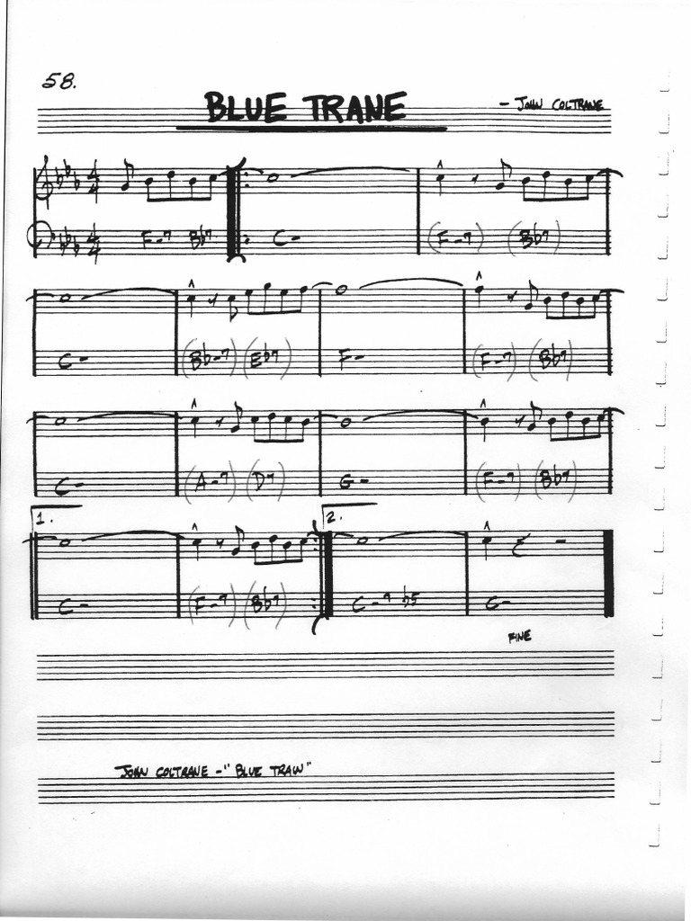 Blue Trane PDF | PDF